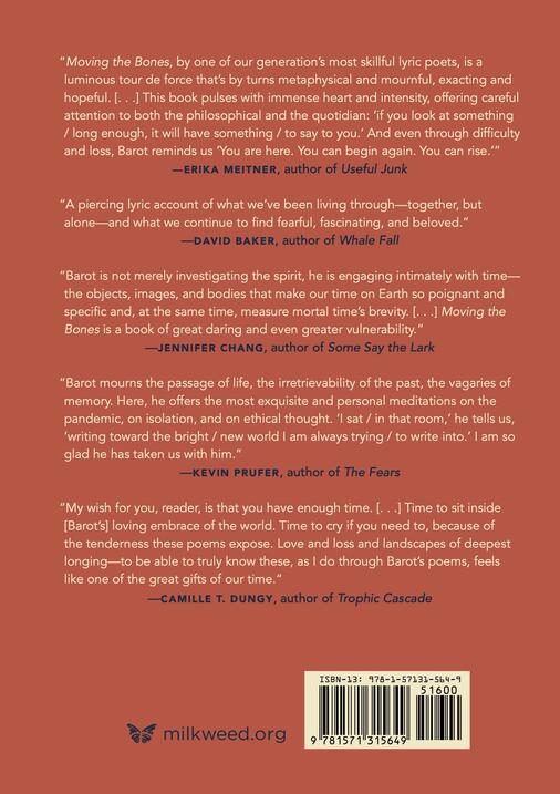 Moving the Bones | Milkweed Editions